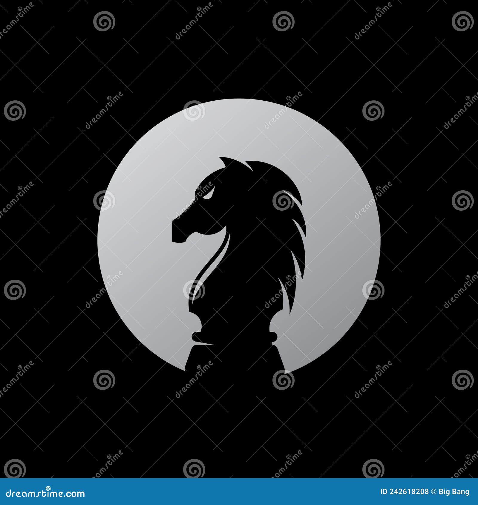 Chess Knight Role Logo Vector, Chess Piece Vector Icons Stock Vector ...