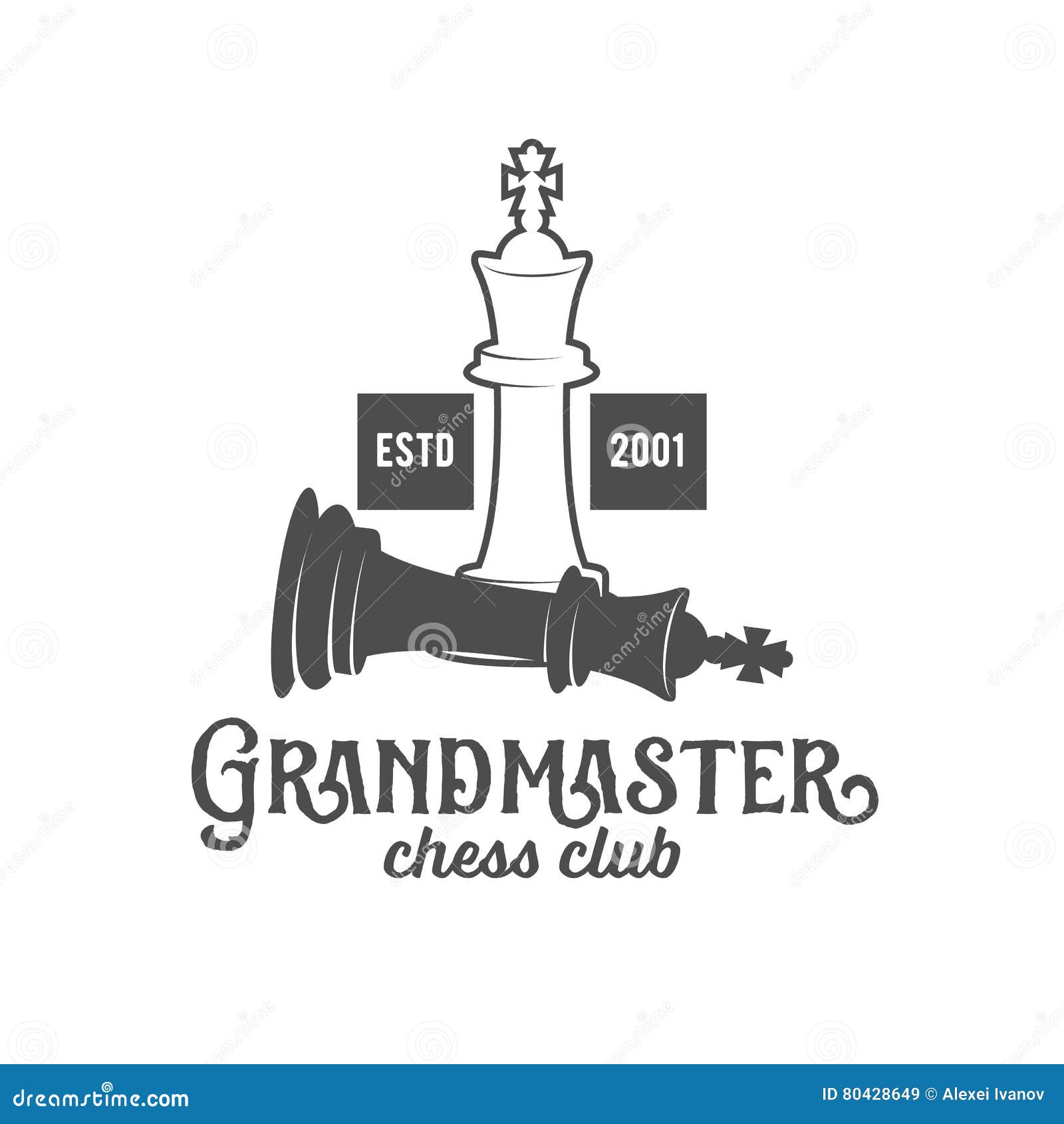 Chess Label, Badge and Design Element Stock Vector - Illustration of ...