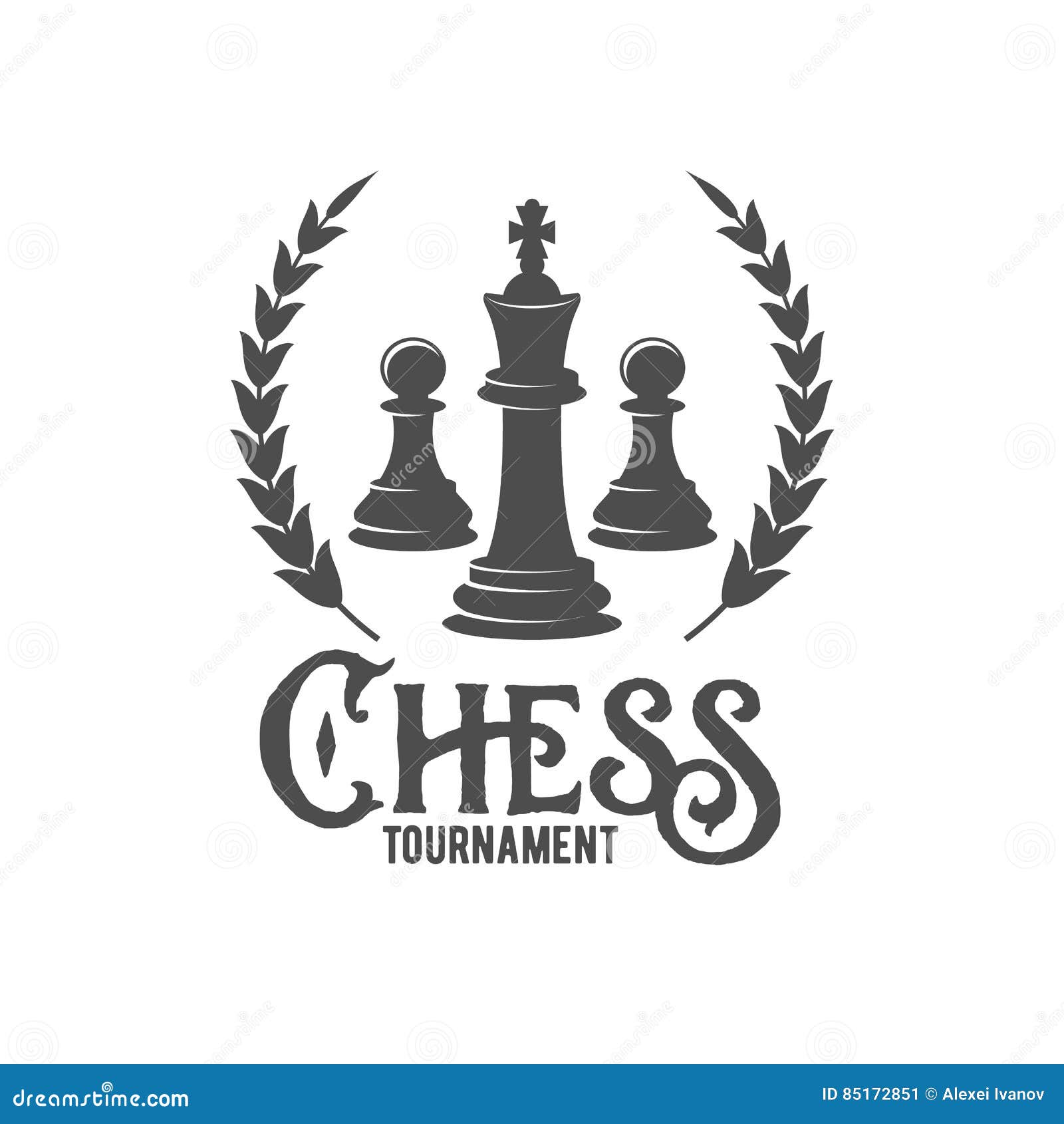 Chess Label, Badge and Design Element Stock Vector - Illustration of ...