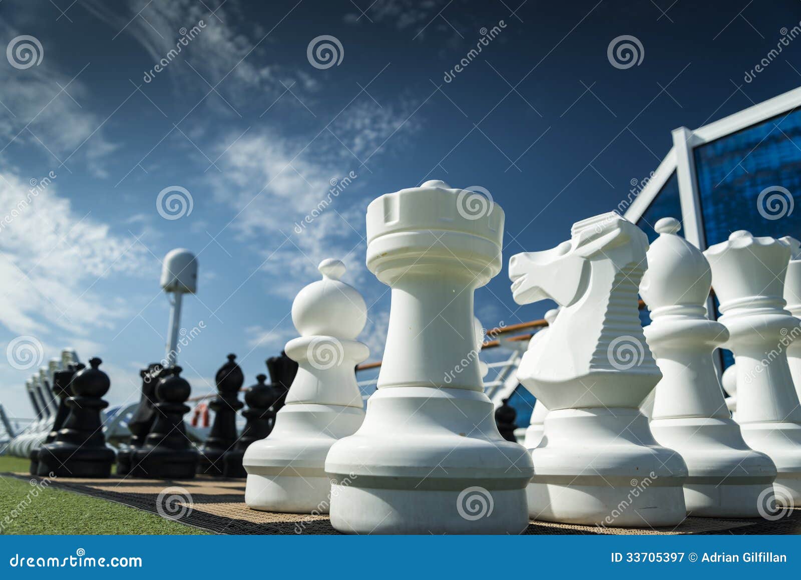 Chess stock image. Image of vacation, walking, deck, senior - 33705397