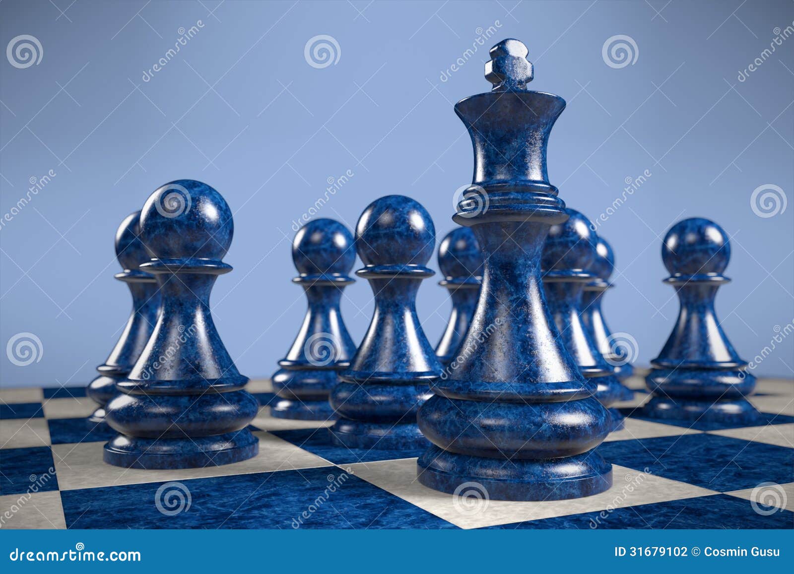 Chess: leader stock illustration. Illustration of pieces - 31679102