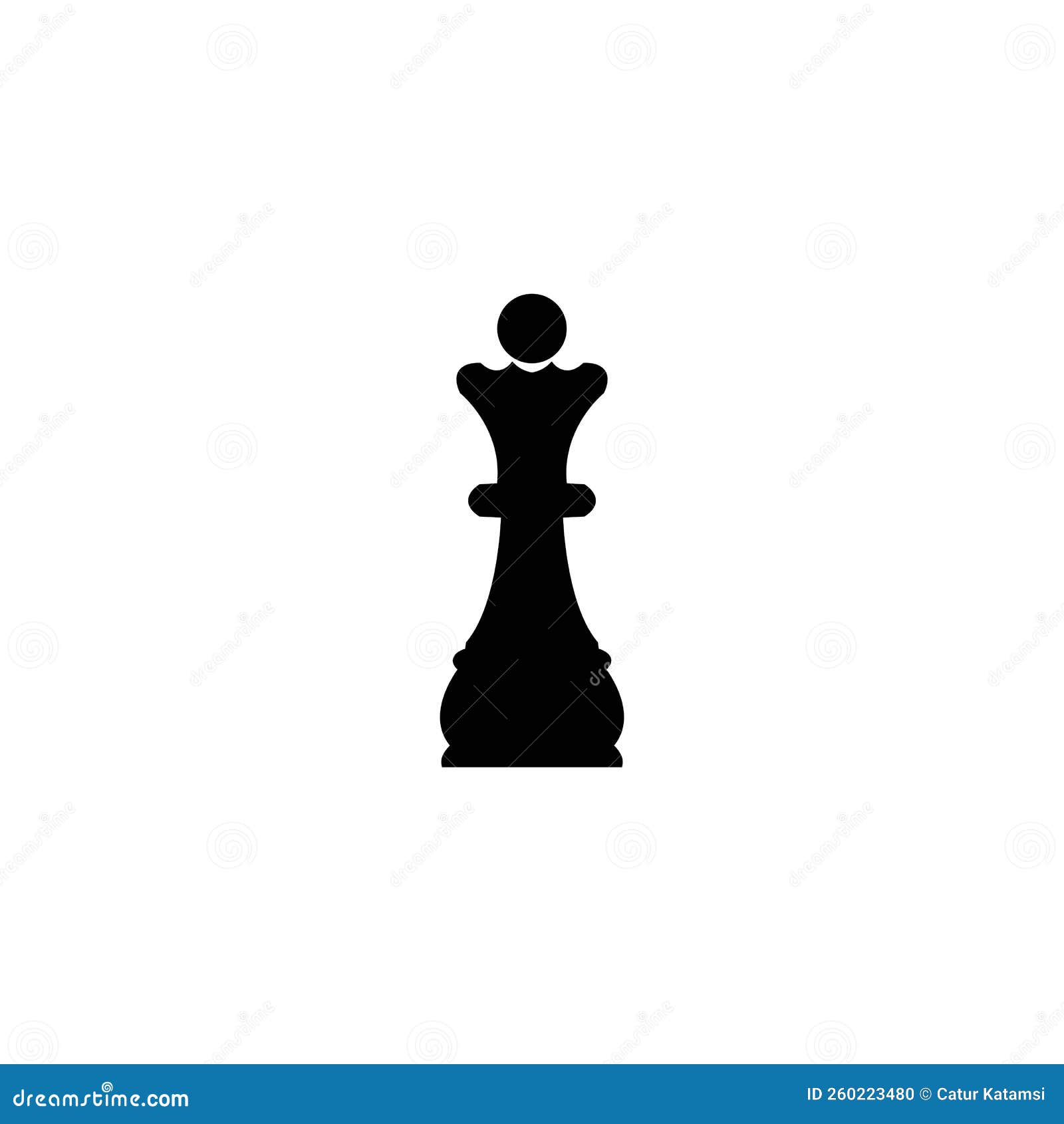 Chess logo icon vector stock vector. Illustration of success - 260223480