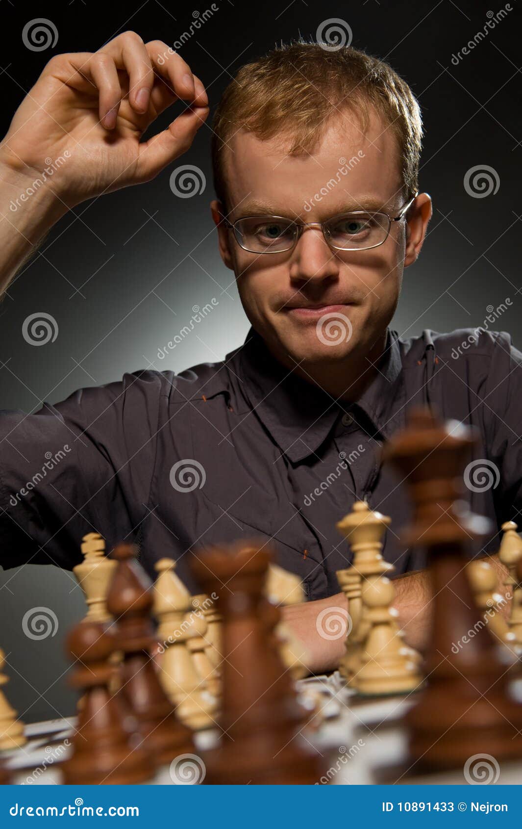 Chess master stock image. Image of brown, choice, master - 10891433
