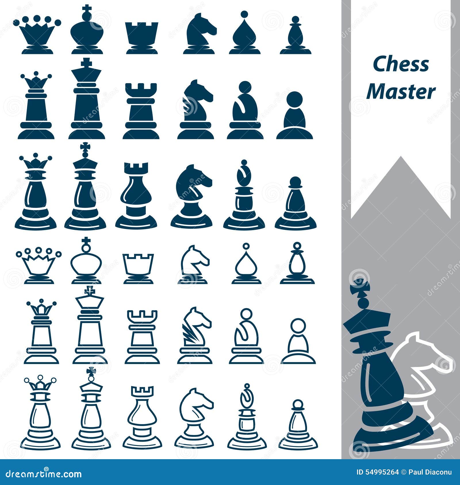 Chess master stock illustration. Illustration of chessman - 54995264