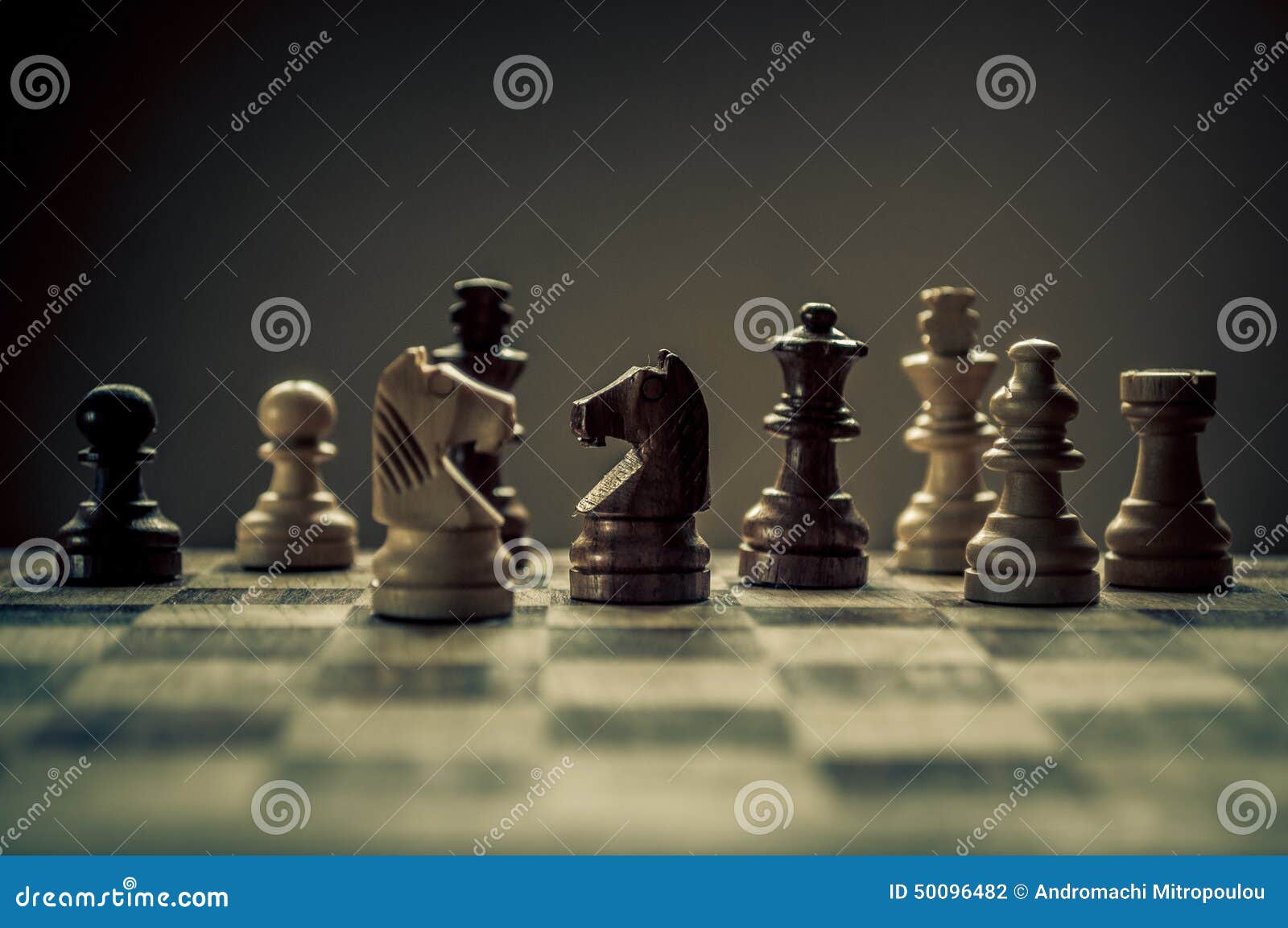 Chess match stock photo. Image of chequered, focus, closeup - 50096482