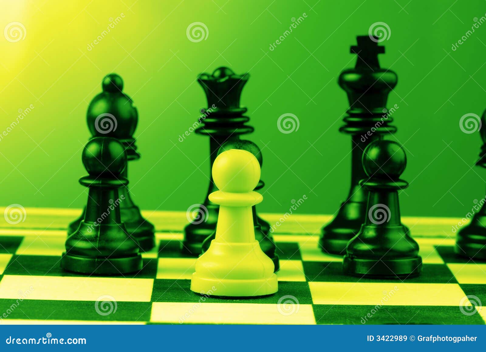 Chess-men stock image. Image of yellow, pieces, competing - 3422989