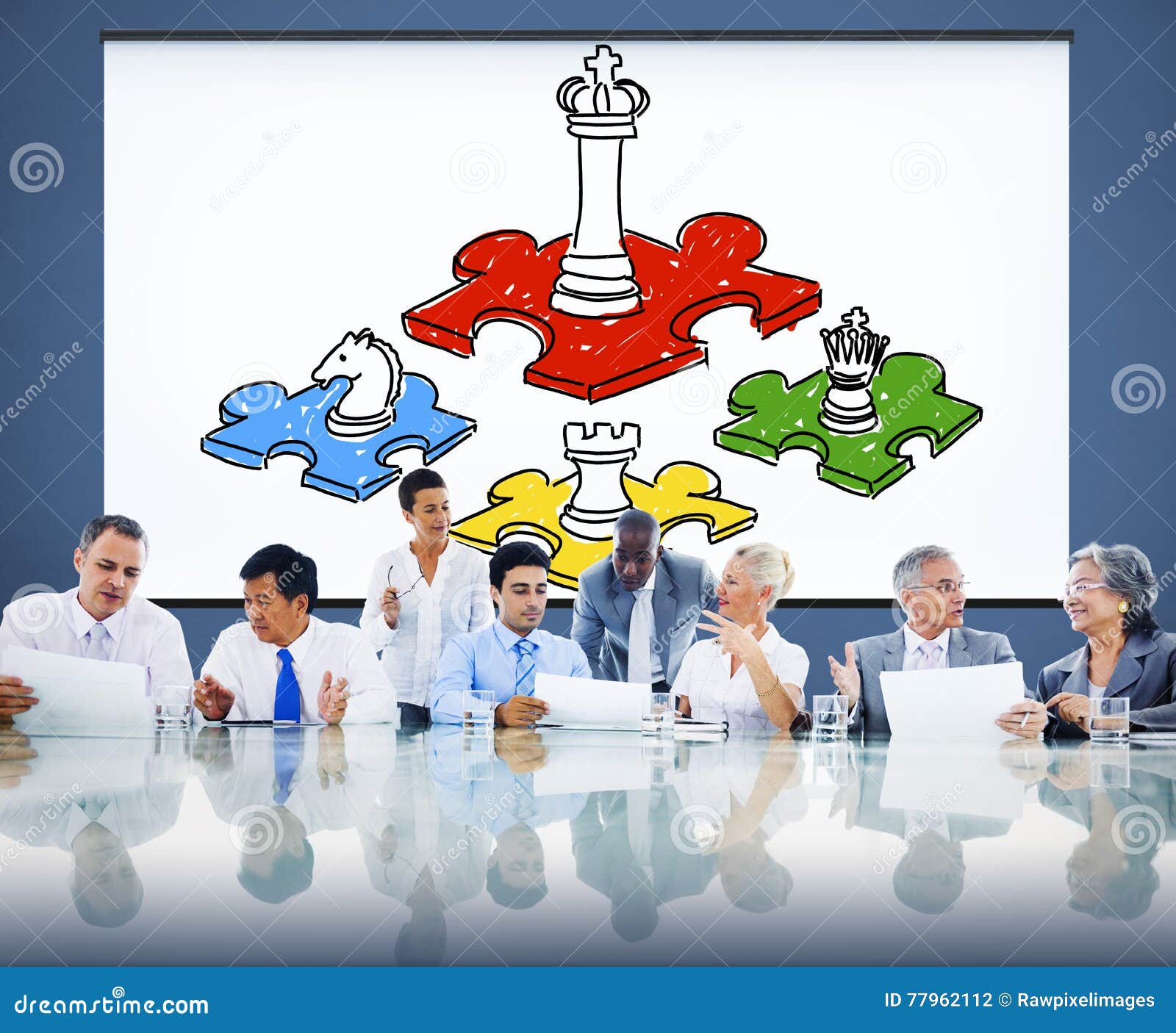 Chess Minded Game Tactics Leadership Strategy Concept Stock Photo ...