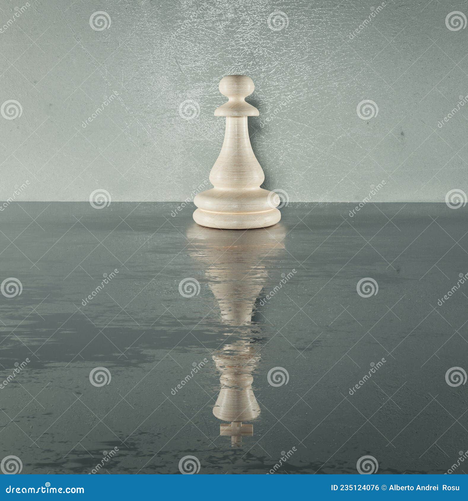 Chess mindset concept stock illustration. Illustration of imagination ...