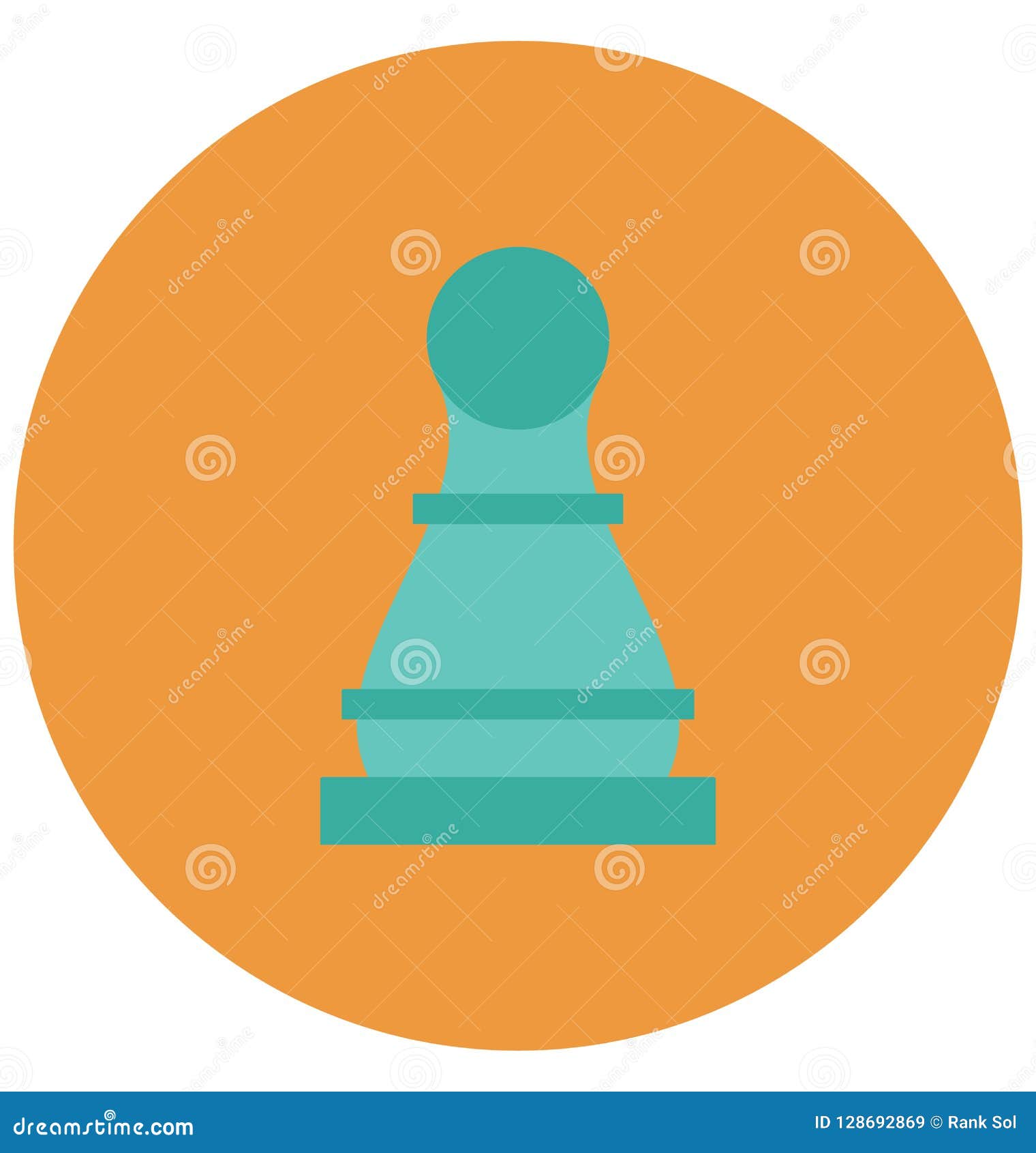 Chess Pawn Isolated Vector Icon that Can Be Easily Edit or Modified ...