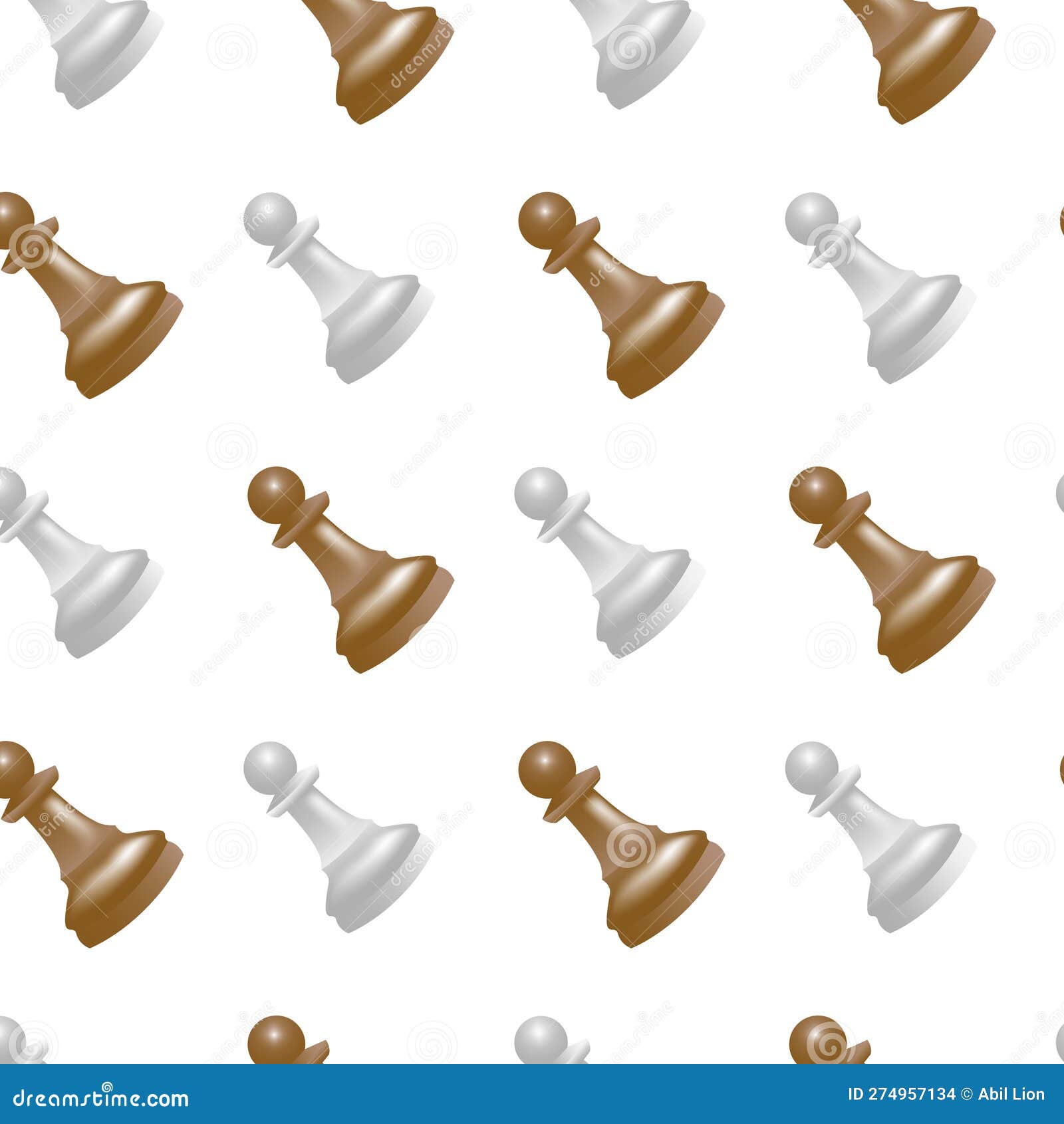 Chess Pawn Pattern Vector Illustration Stock Vector - Illustration of ...