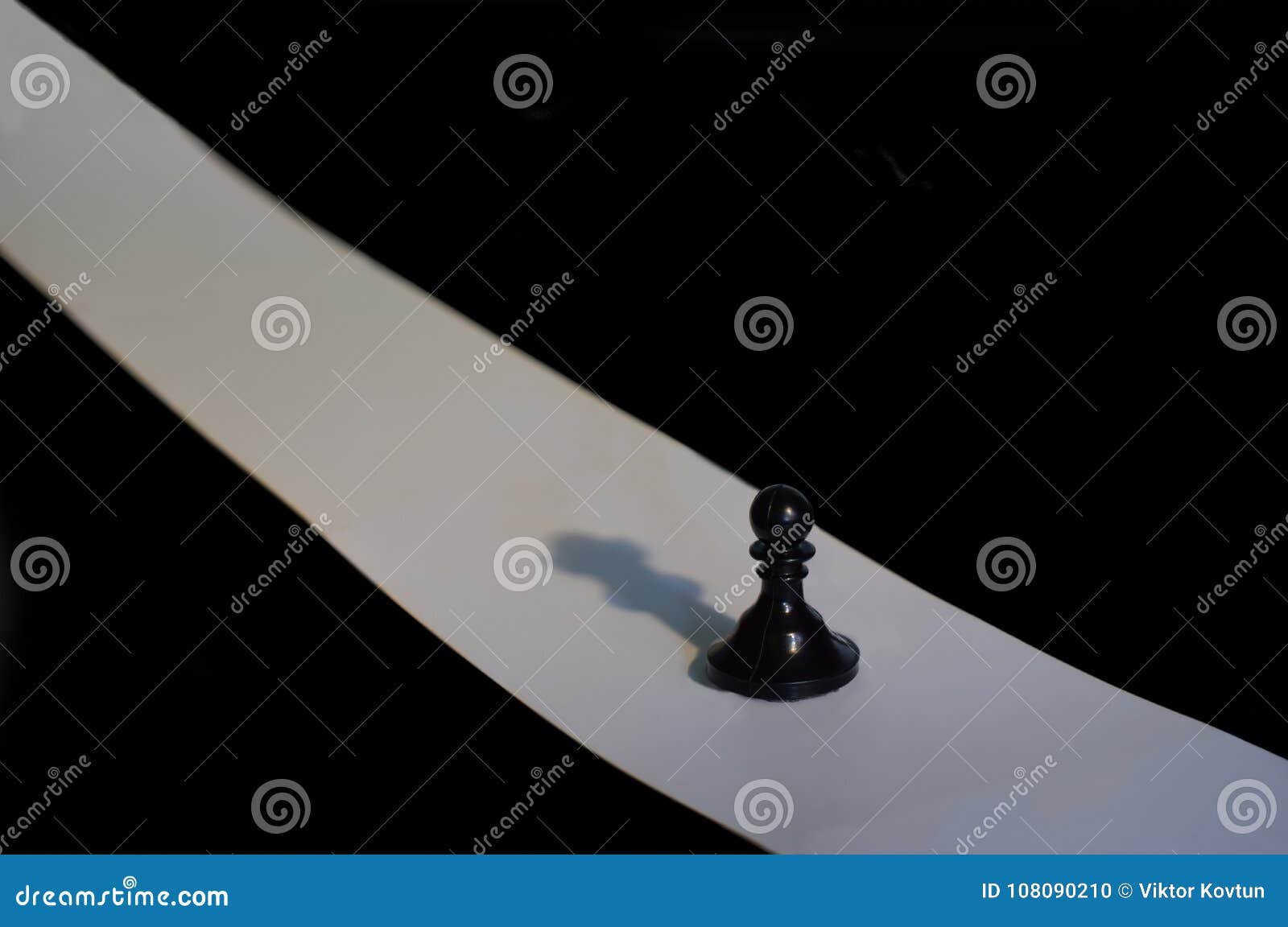 A Chess Pawn with a Queen Shadow. Stock Photo - Image of queen ...