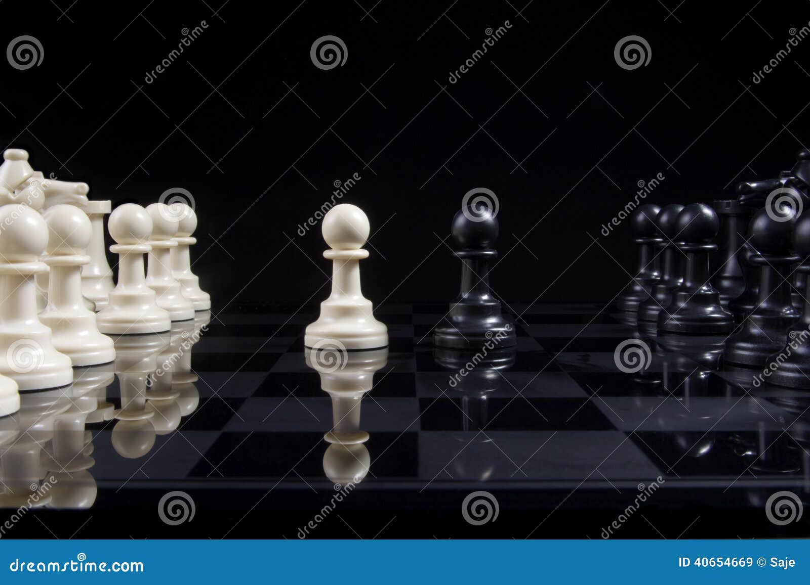 Chess Pawn Stalemate stock image. Image of stalemate - 40654669