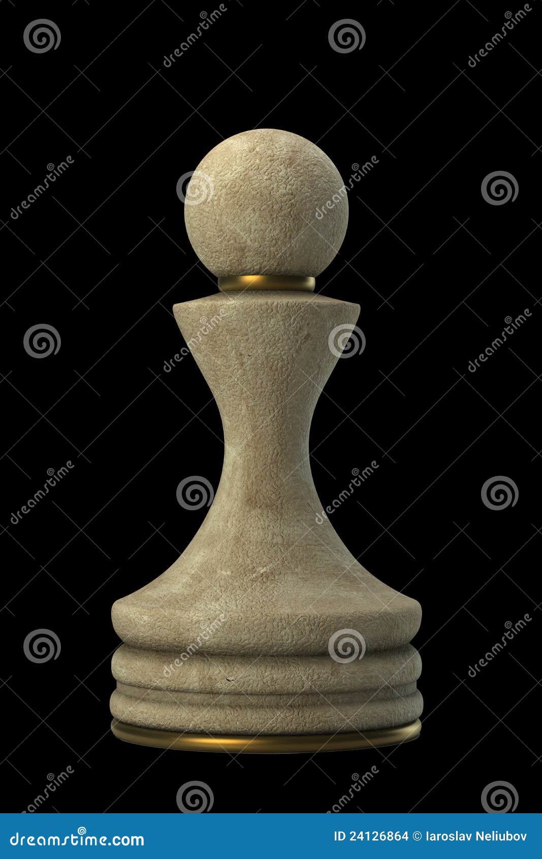 Chess Pawn On Chess Board AI Generated Royalty-Free Stock Image ...