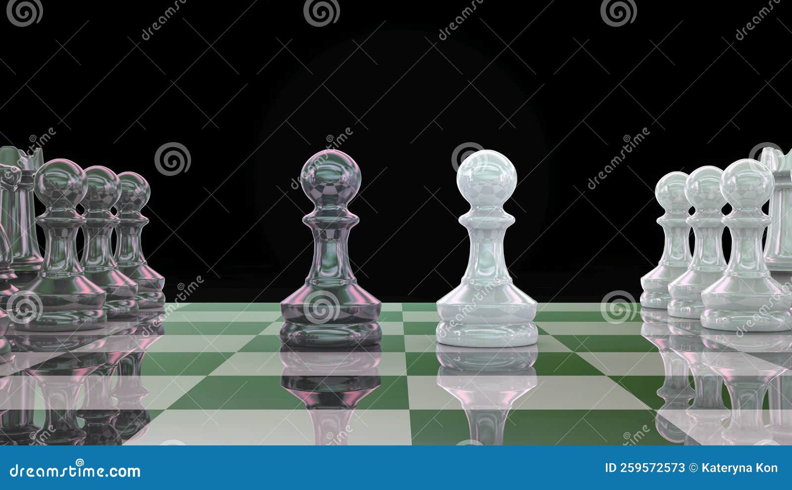 Chess pawns, illustration stock illustration. Illustration of modern ...
