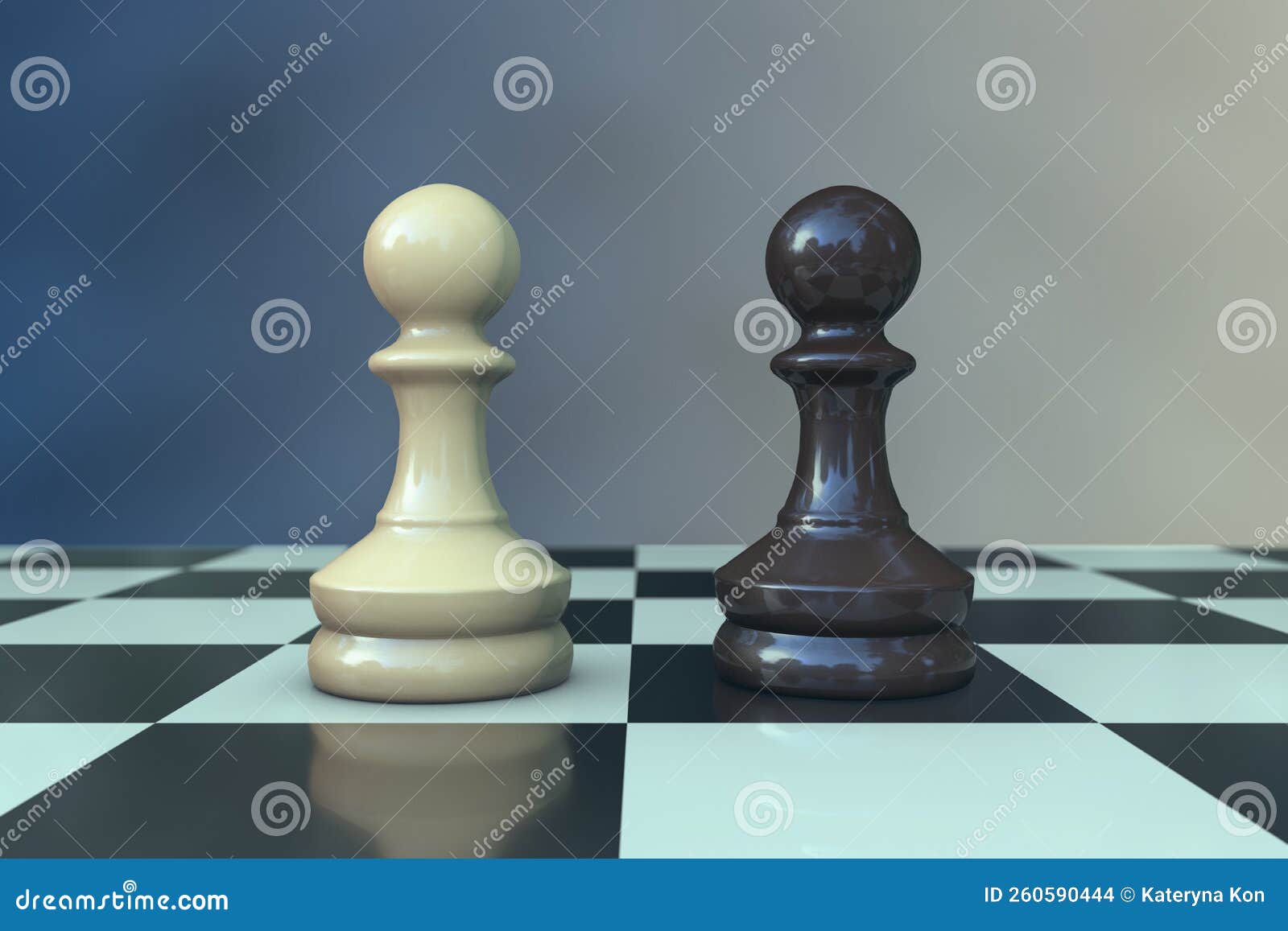 Chess pawns, illustration stock illustration. Illustration of classical ...