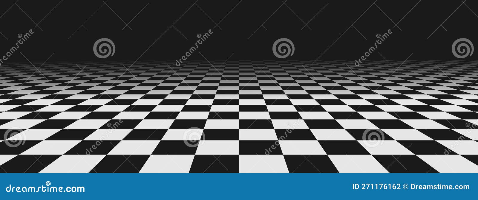 Chess Perspective Floor Background. Black And White Chessboard ...