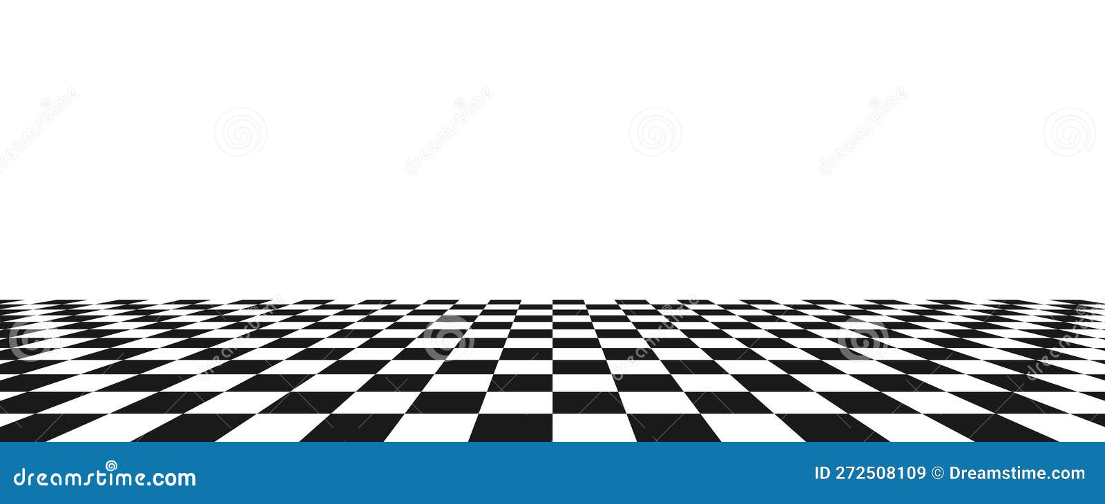 Chess Perspective Floor Background. Black And White Chessboard ...