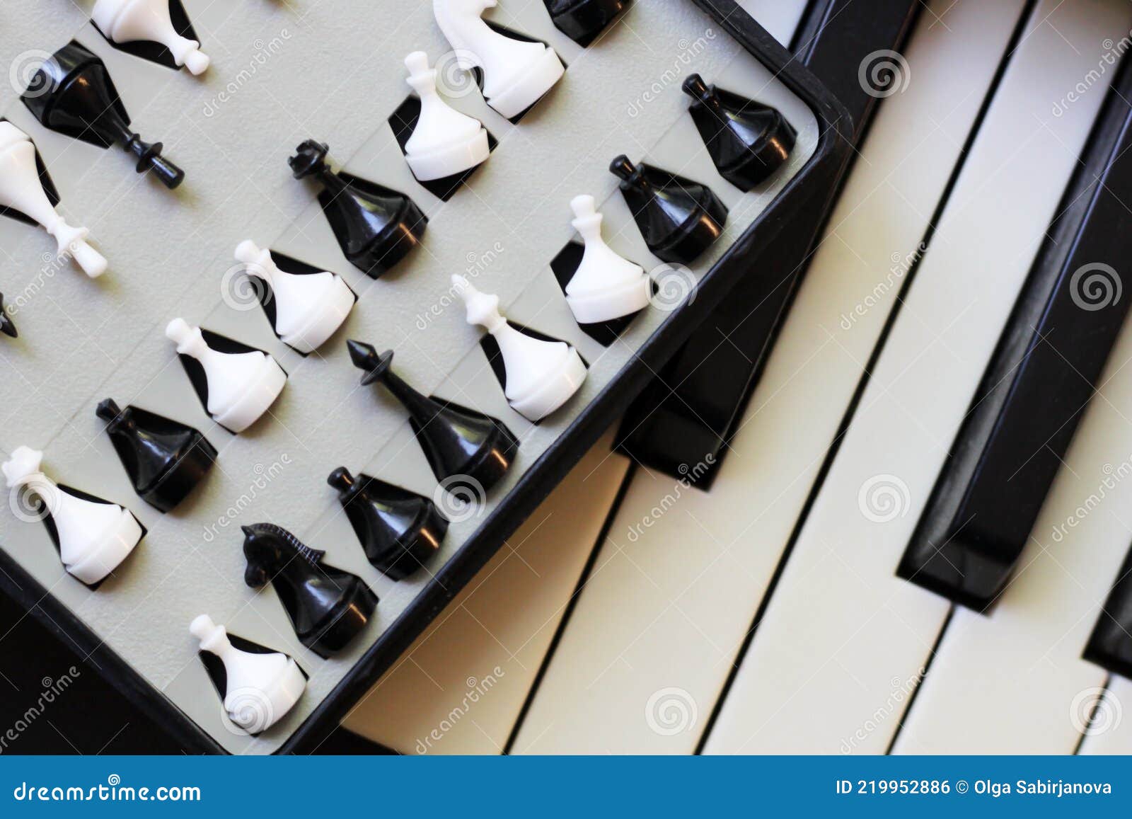 Chess and Piano Keys so Close Stock Photo - Image of object, judgment ...