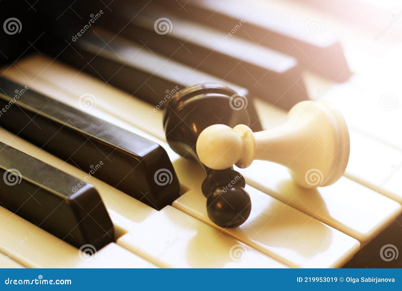 Chess and Piano Keys so Close Stock Image - Image of challenge, ancient ...