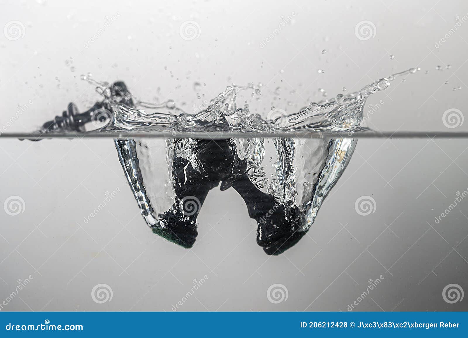 Chess Piece Drop in Water with a Splash Stock Photo - Image of orange ...