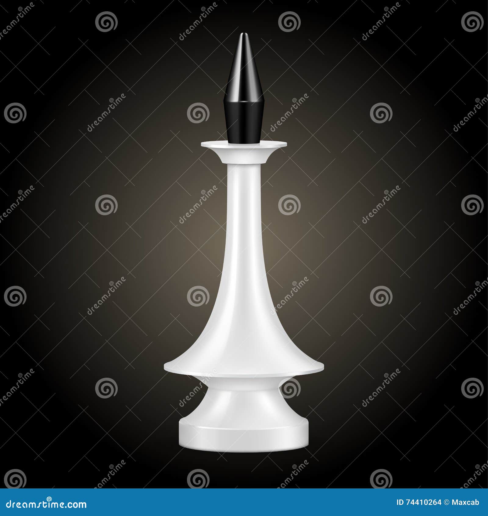 Chess Piece White King , Look Like Realistic Stock Vector ...