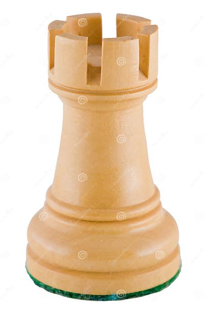 Chess piece - white rook stock photo. Image of fight, battle - 6824408