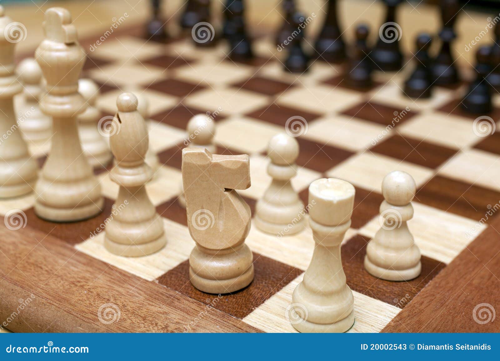 Chess pieces stock image. Image of move, battle, game - 20002543
