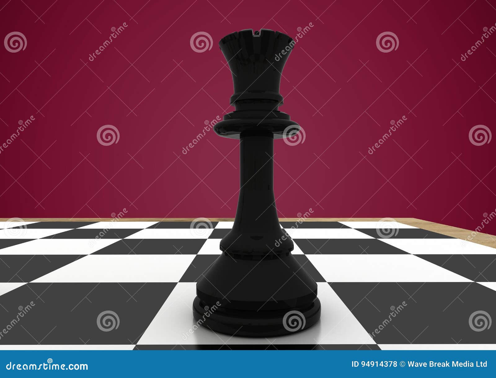Chess Pieces Against Maroon Background Stock Photo - Image of effect ...