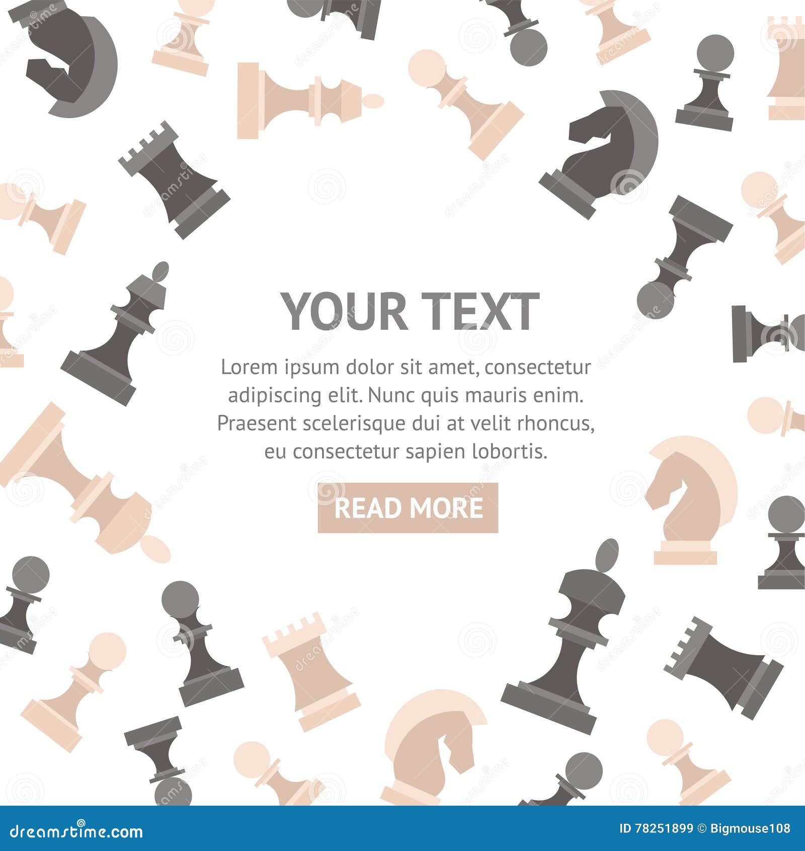 Chess Pieces Banner. Vector Stock Vector - Illustration of element ...