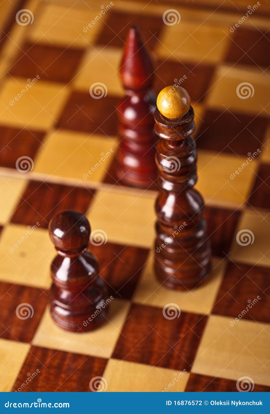 Chess pieces on board stock photo. Image of group, competition - 16876572
