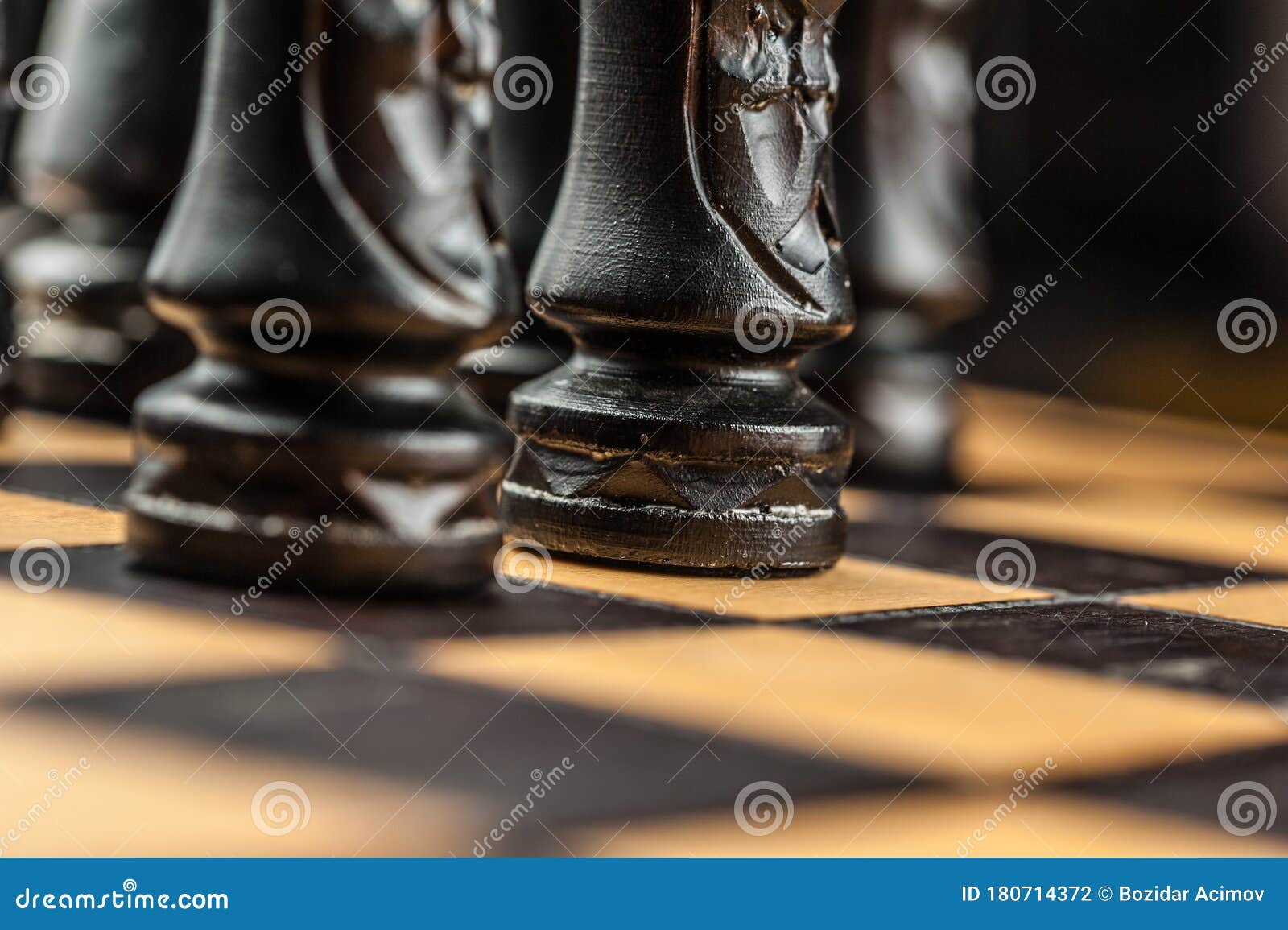 The Chess Pieces on the Board.Chessmaster Concept Stock Photo - Image ...