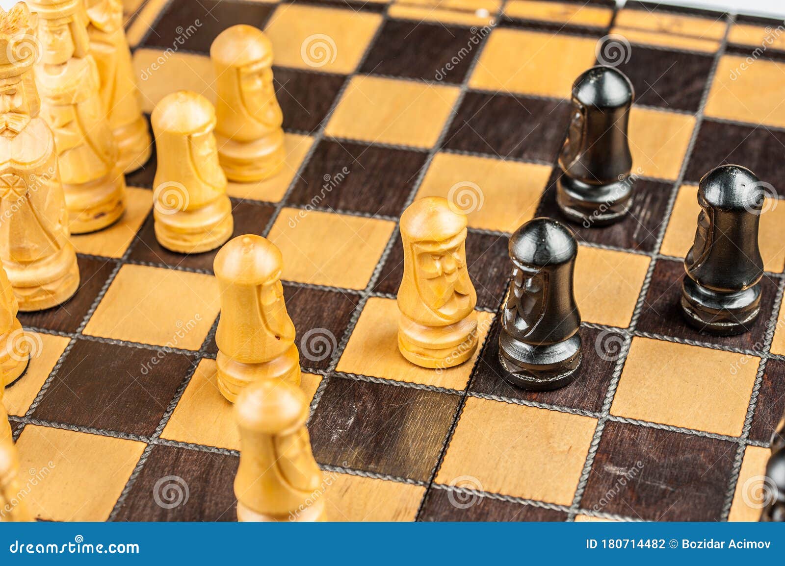 The Chess Pieces on the Board.Chessmaster Concept Stock Photo - Image ...