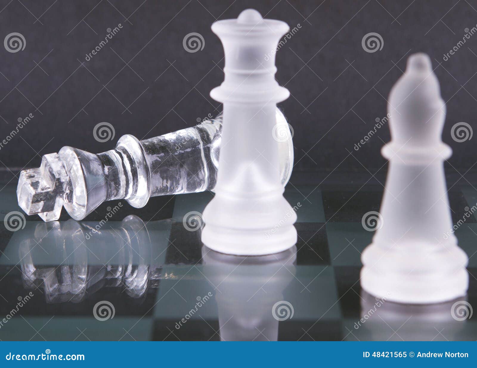 Chess pieces checkmate stock image. Image of thought - 48421565