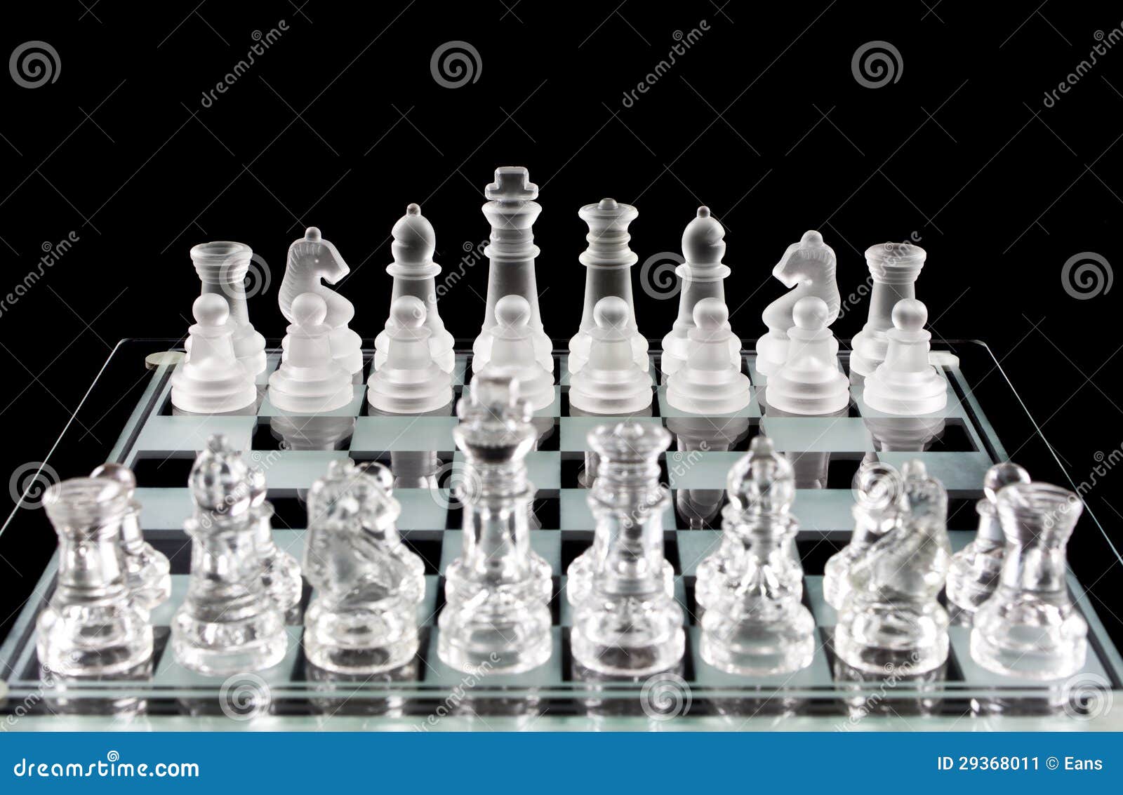 Chess Pieces on Chess Board Stock Image - Image of board, piece: 29368011