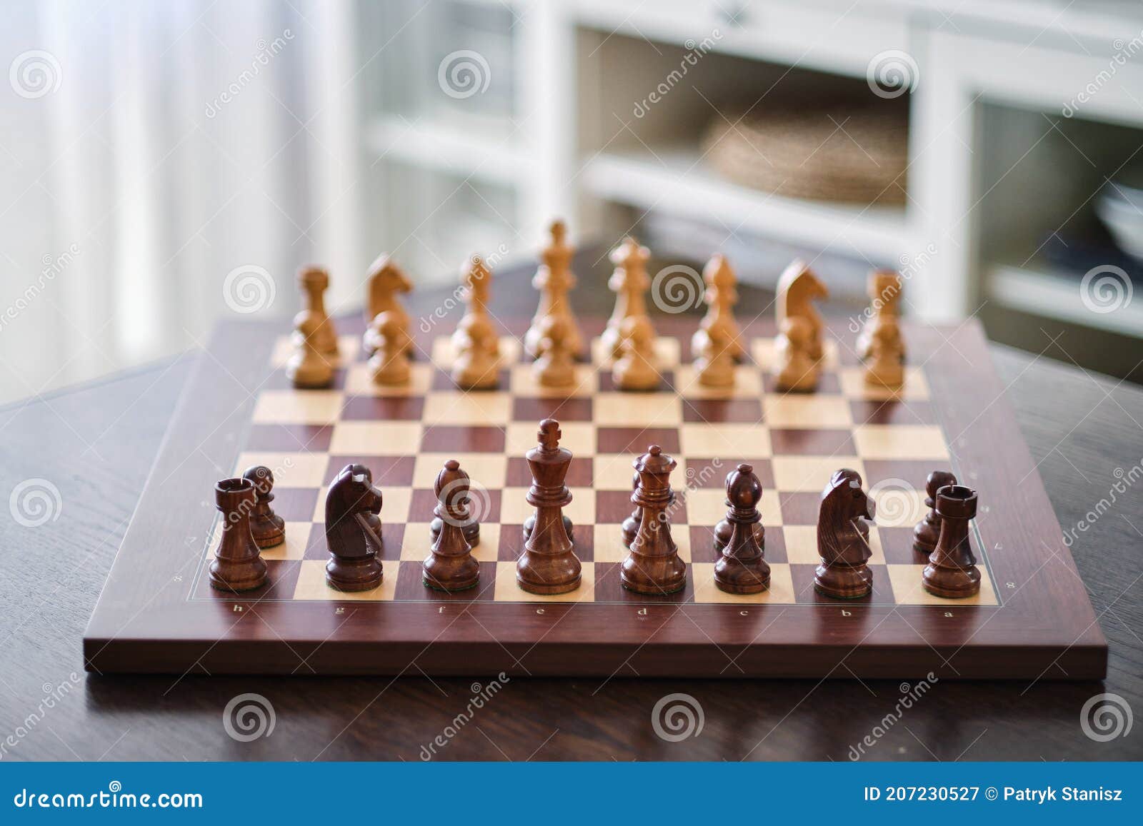 Chess Pieces on a Chessboard. Chess Game Stock Image - Image of chess ...