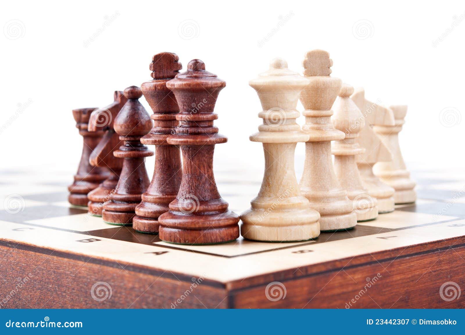 Chess pieces isolated stock image. Image of pawn, play - 23442307