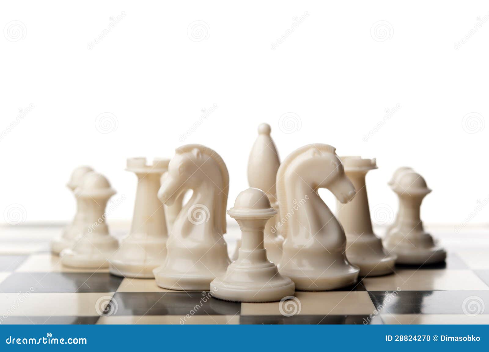 Chess pieces isolated stock photo. Image of play, competition - 28824270