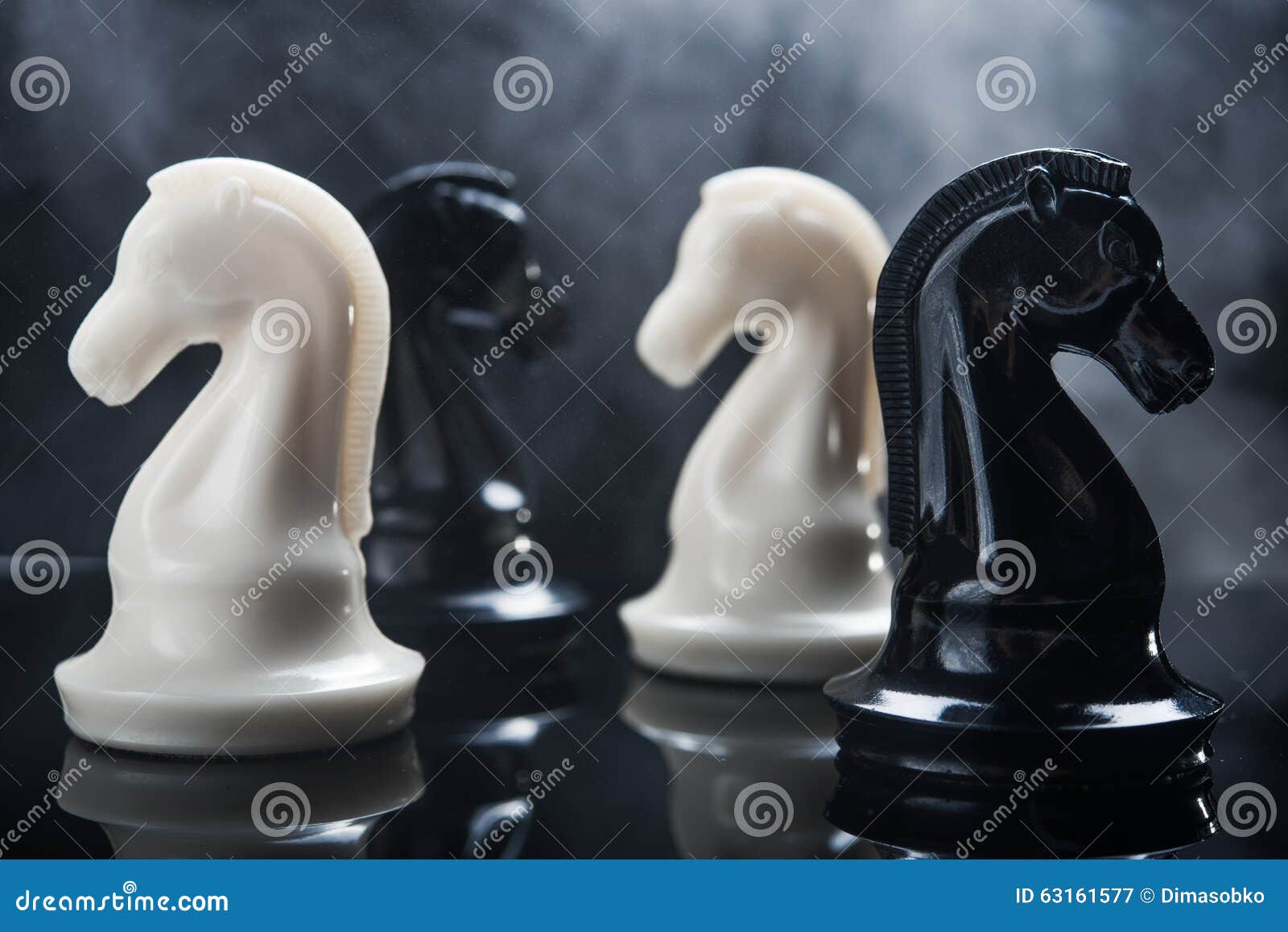 Chess pieces knight stock image. Image of concept, board - 63161577