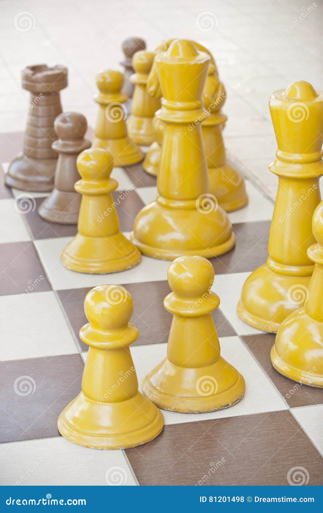 Chess pieces on a table stock photo. Image of chessman - 81201498