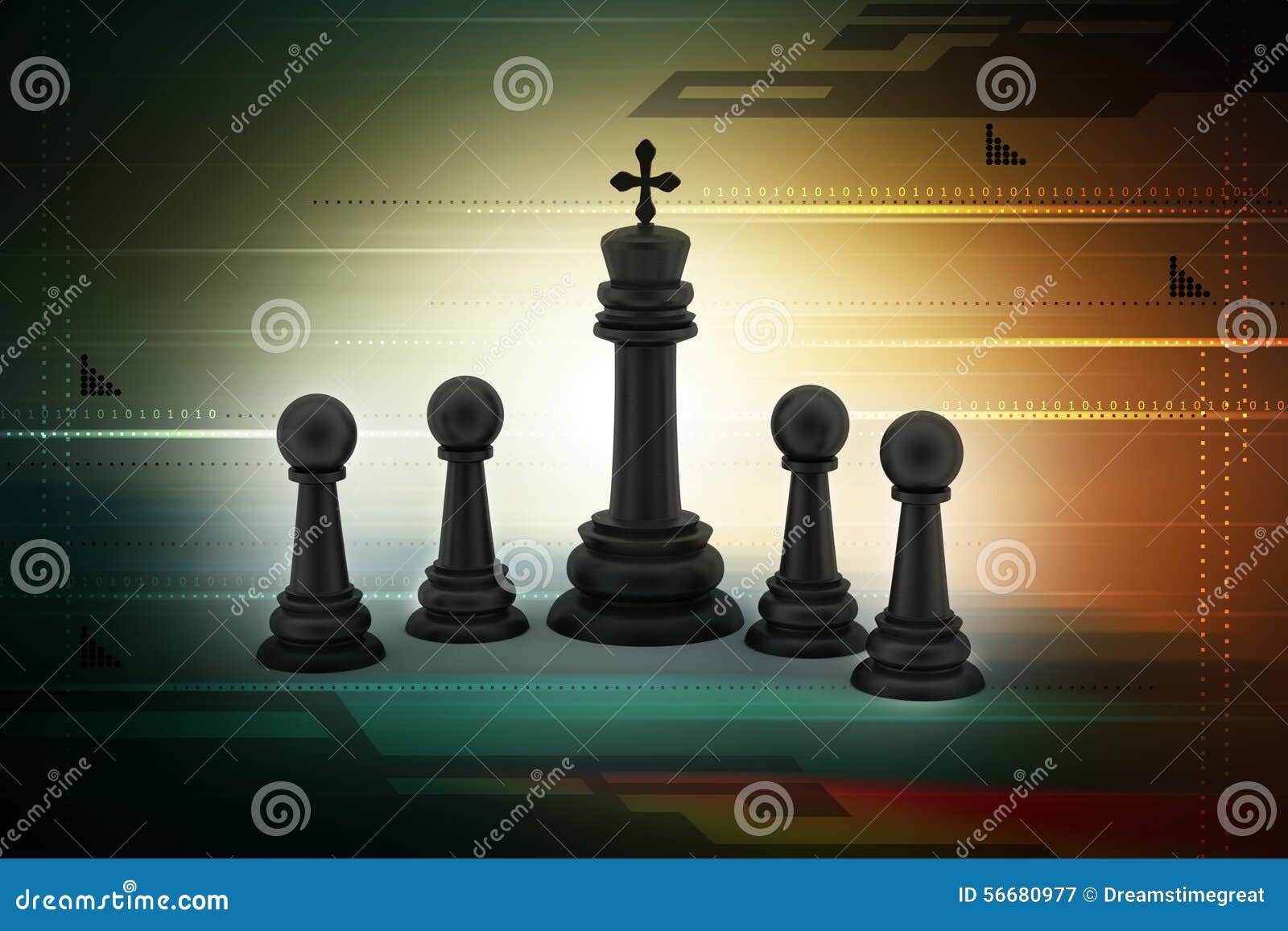 Chess, planning concept stock illustration. Illustration of indoors ...