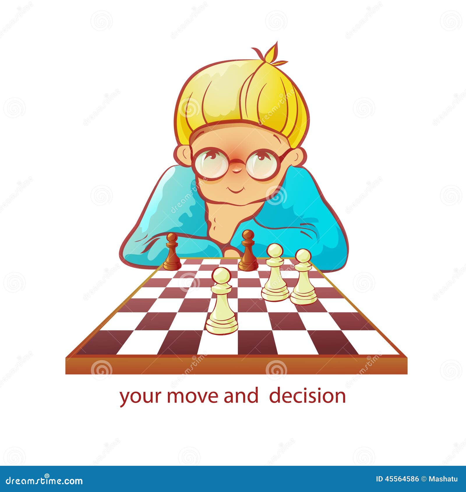 Chess Player With Continuous Single Line Drawing Vector Illustration ...