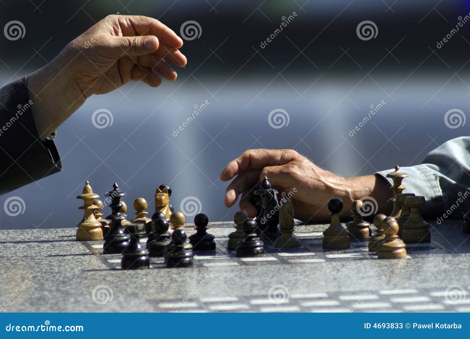 Chess players stock image. Image of life, playing, pleasure - 4693833