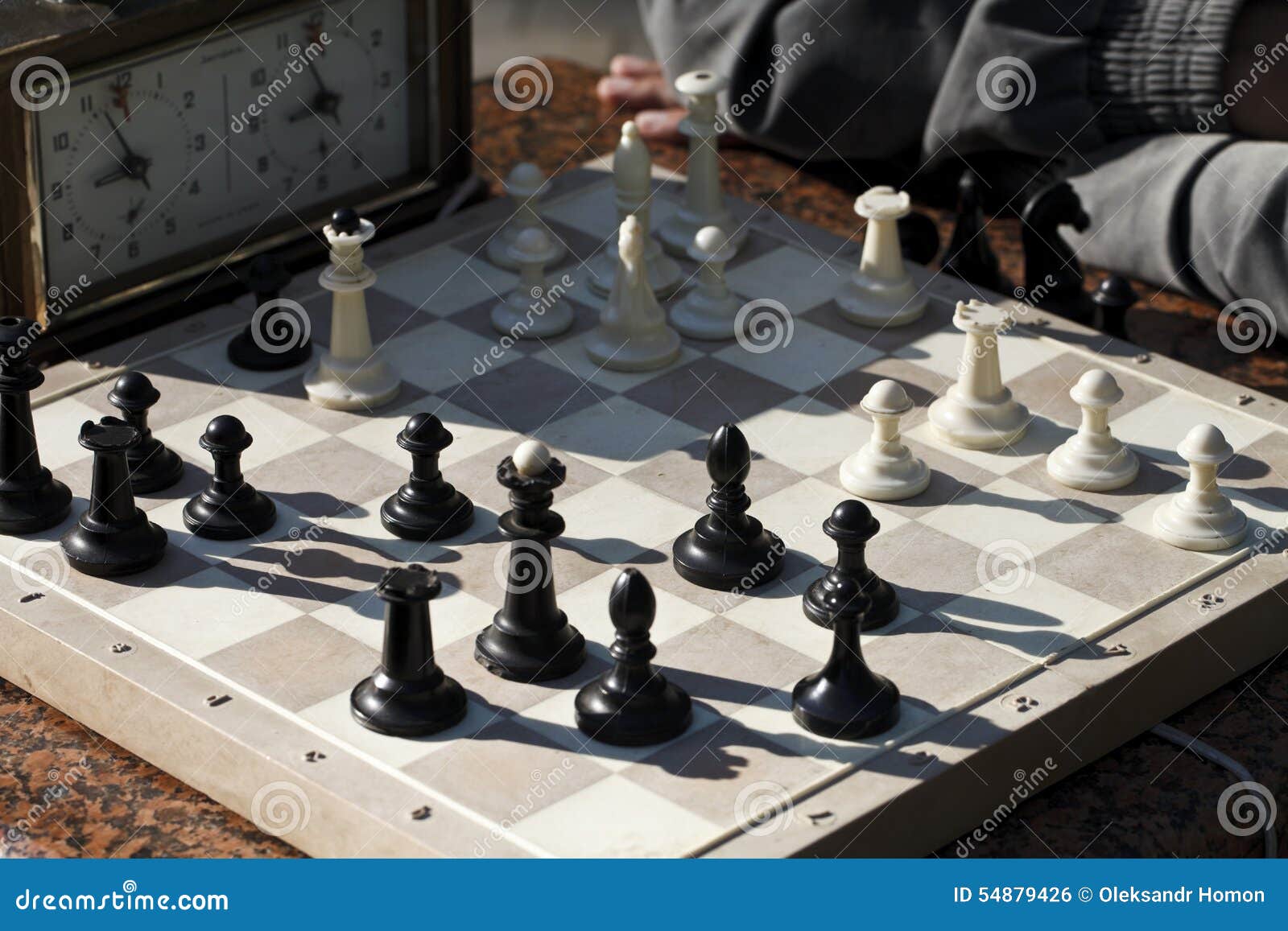 Chess. Playing time stock photo. Image of figure, business - 54879426