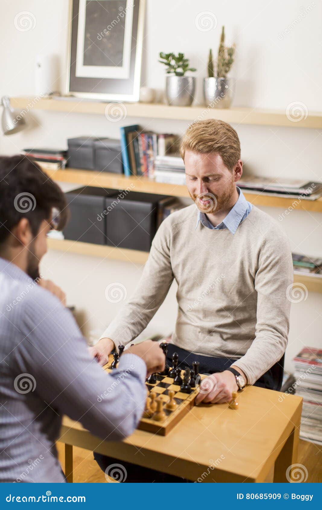 Chess playing stock image. Image of senior, piece, indoors - 80685909