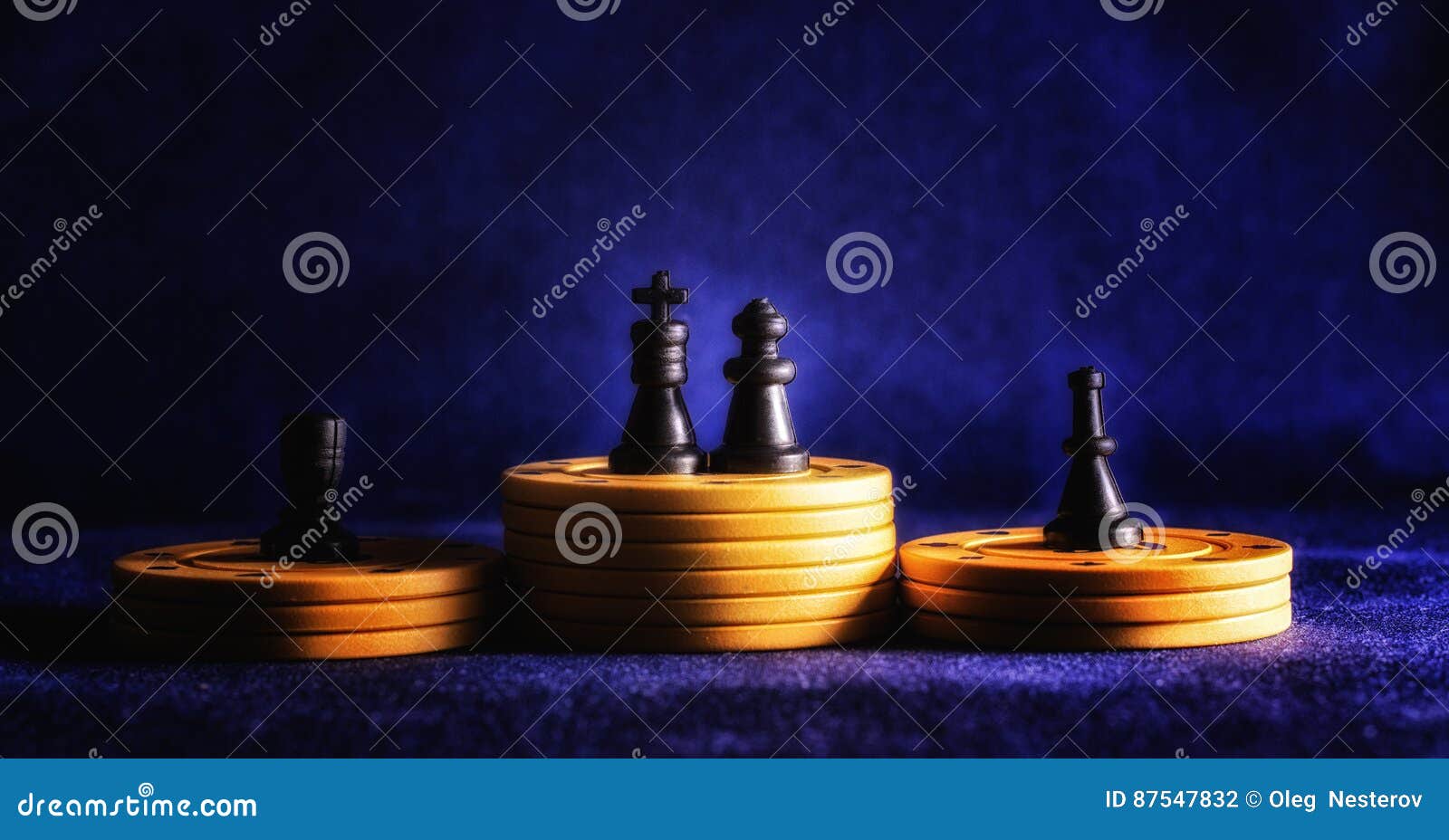Chess and poker chips stock photo. Image of poker, fabric - 87547832