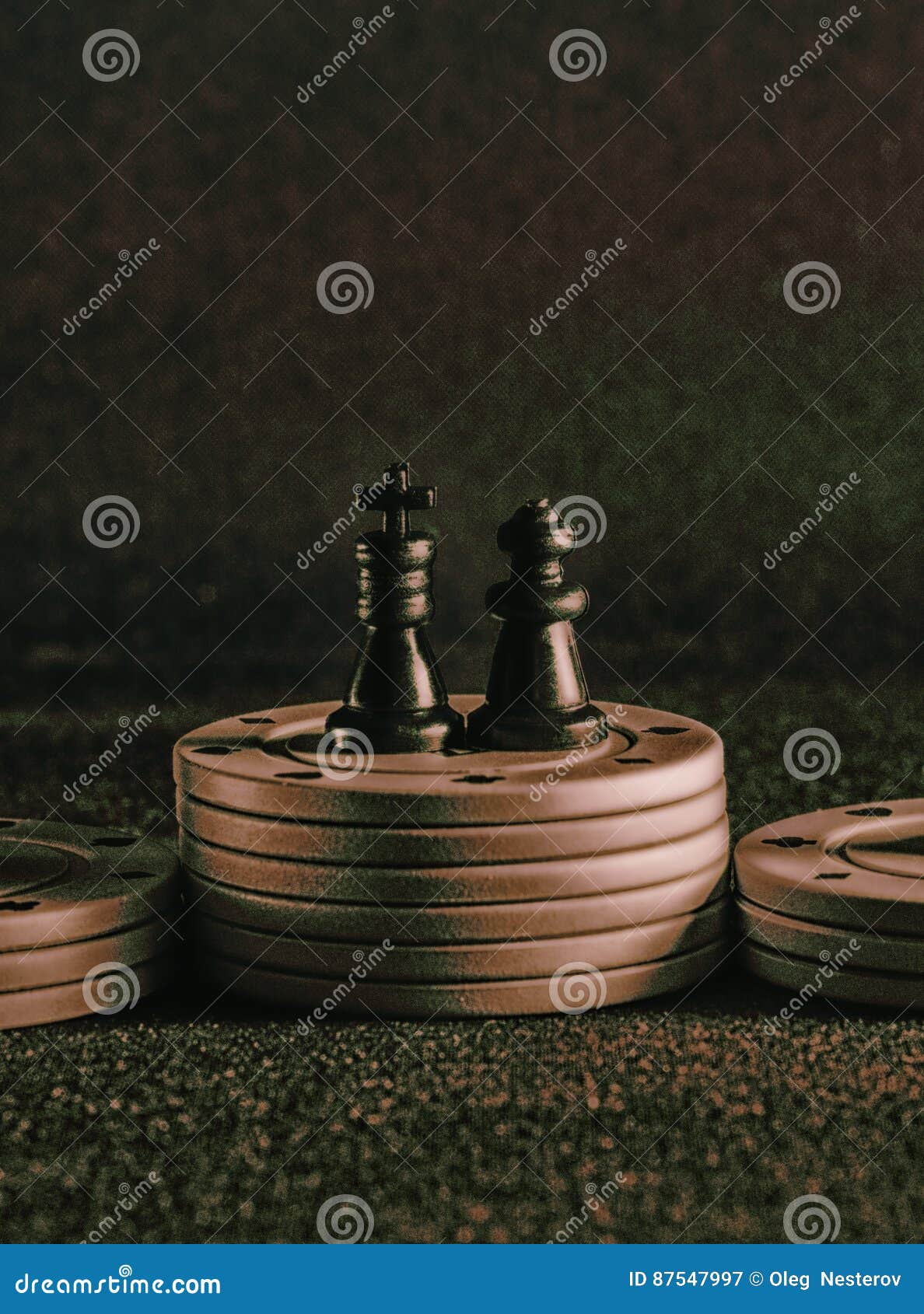Chess and poker chips stock image. Image of popular, chips - 87547997