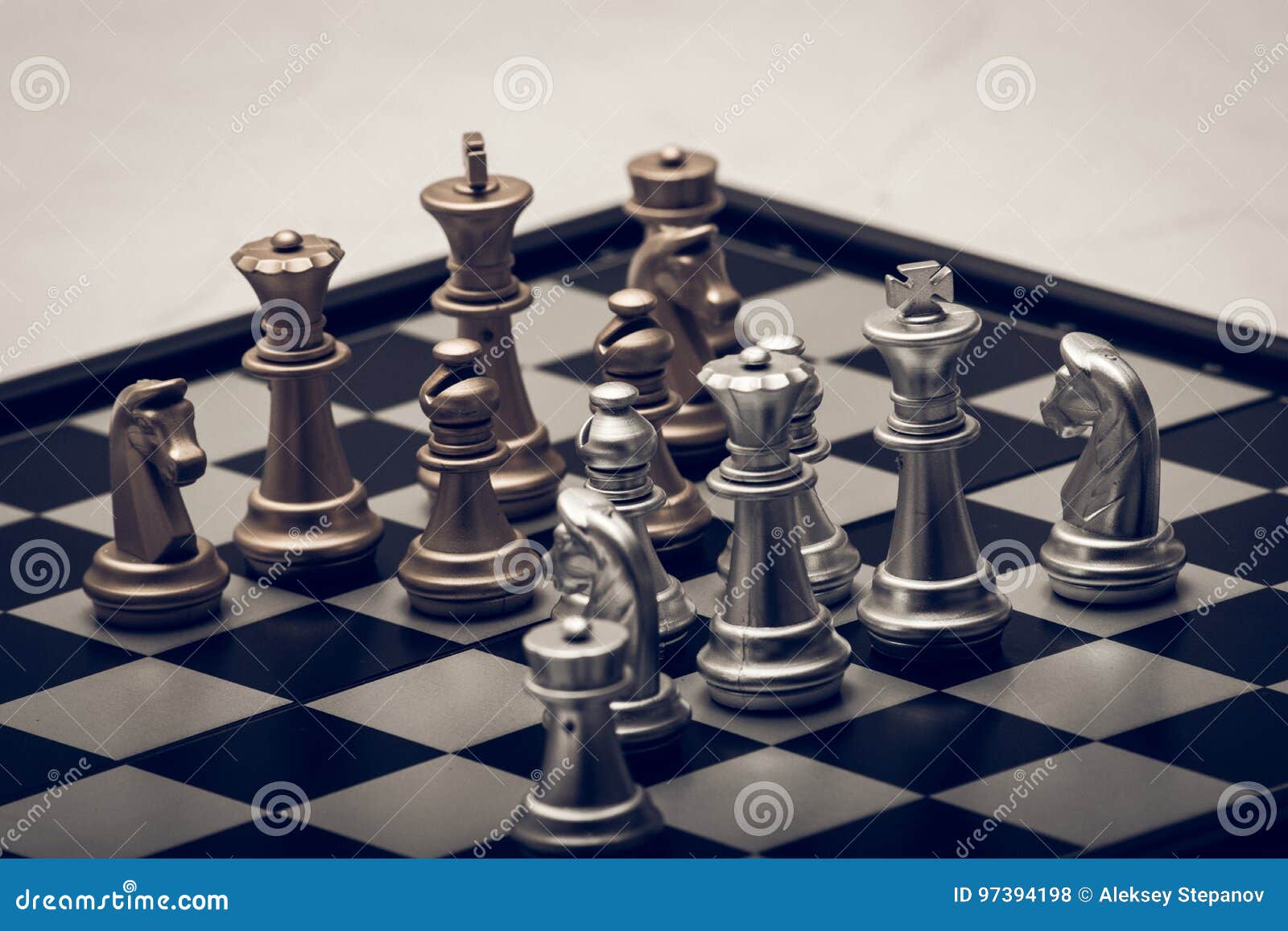 Chess Position for the Winners Stock Photo - Image of mind, loser: 97394198