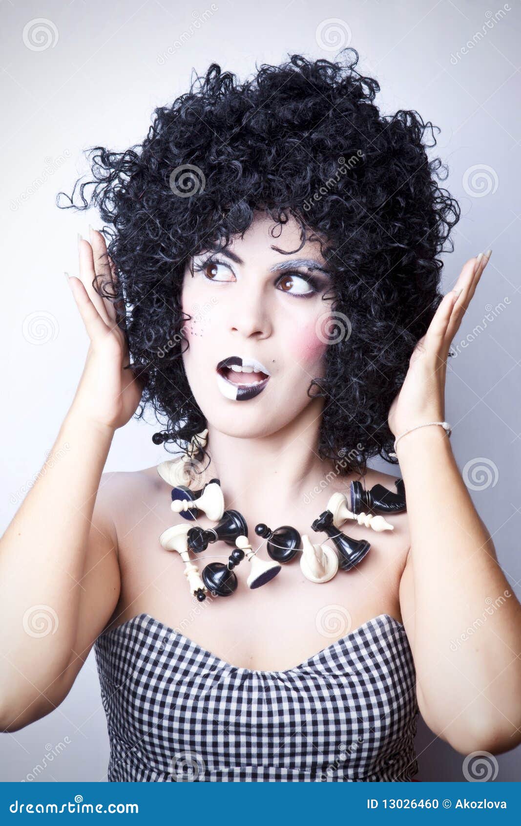 Chess queen doll portrait stock photo. Image of colorful - 13026460