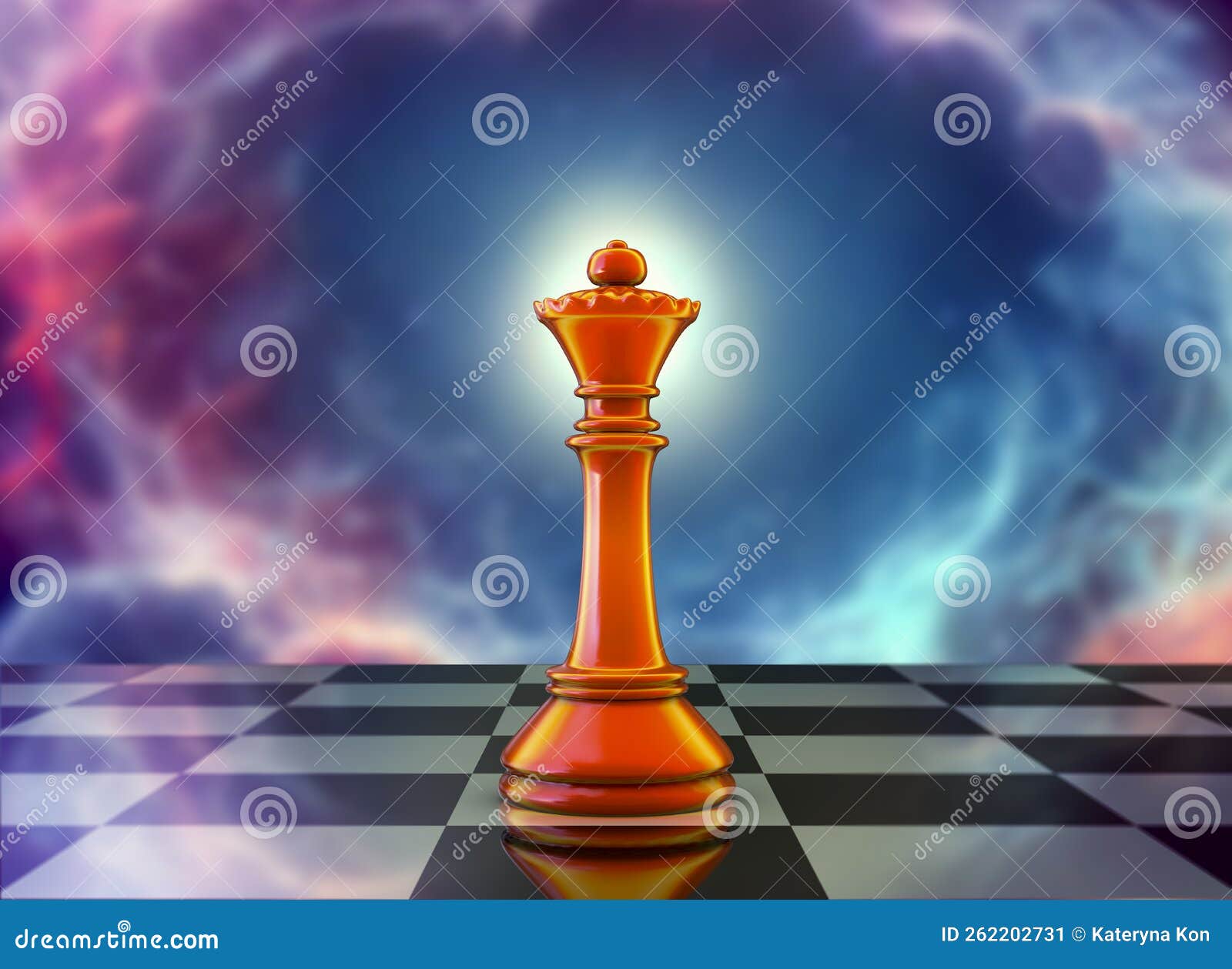 Chess Queen Figure, Illustration Stock Illustration - Illustration of ...