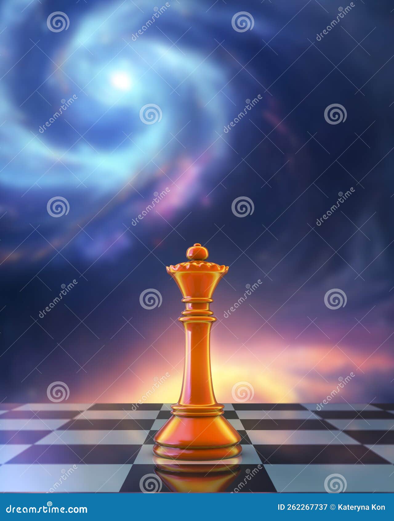 Chess Queen Figure, Illustration Stock Illustration - Illustration of ...